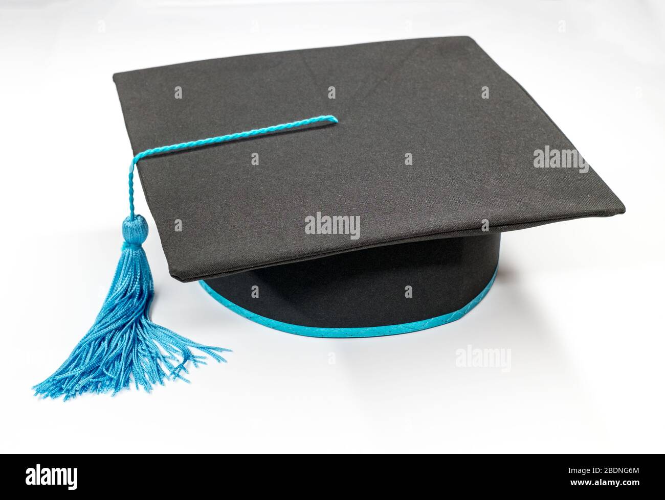 Graduation cap on white background Stock Photo - Alamy