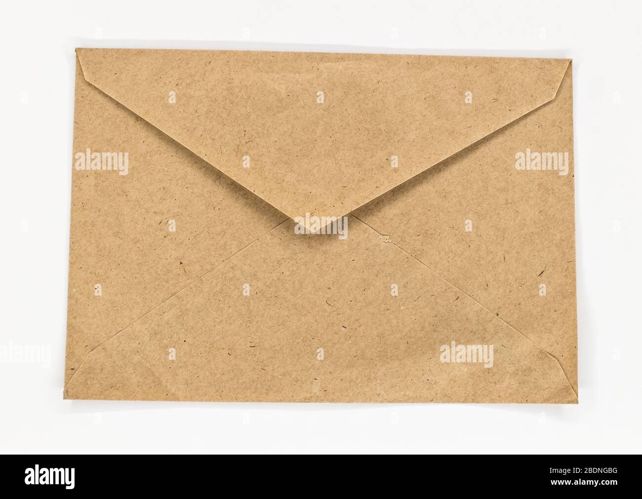 Old crumpled envelope on white background Stock Photo - Alamy