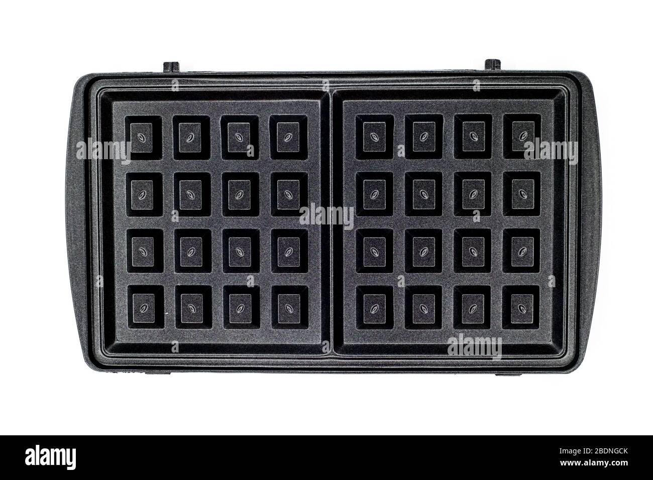 modern waffle iron isolated on white Stock Photo - Alamy