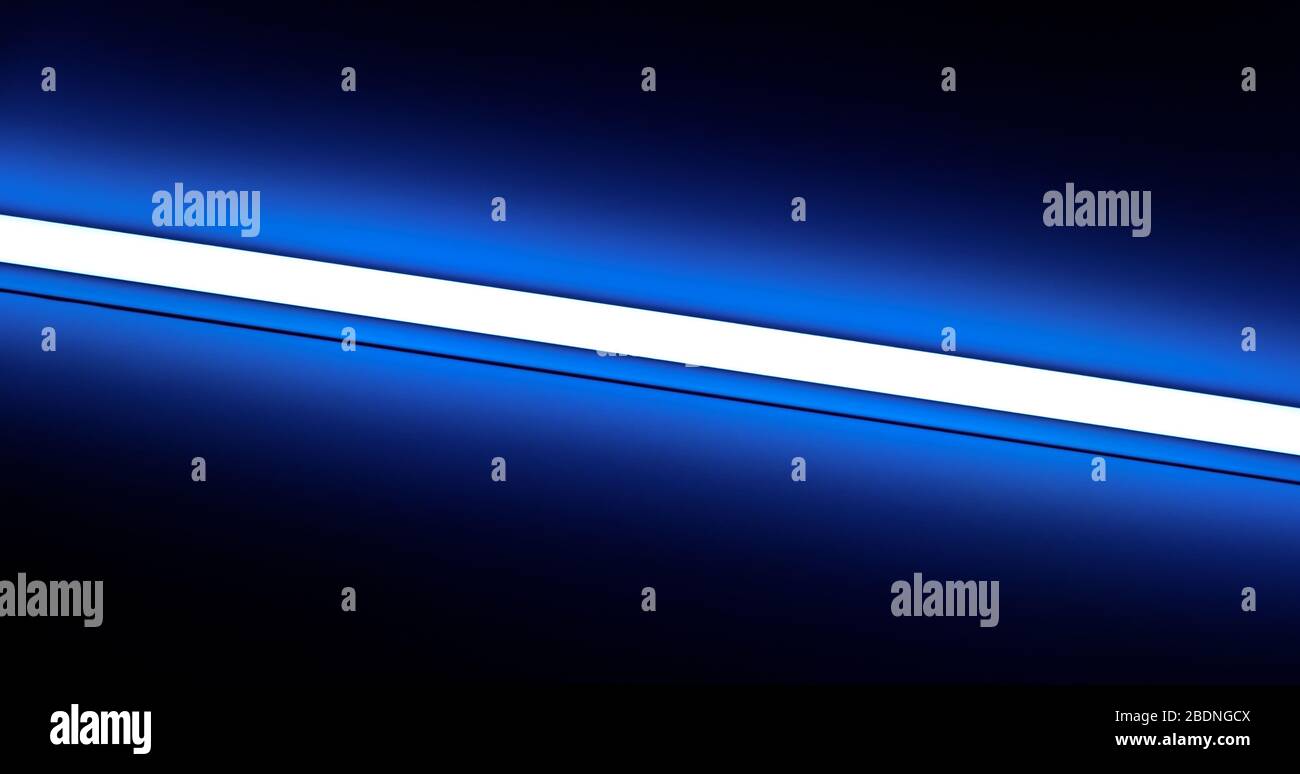 neon blue lights, abstract background, glowing diagonal line Stock ...