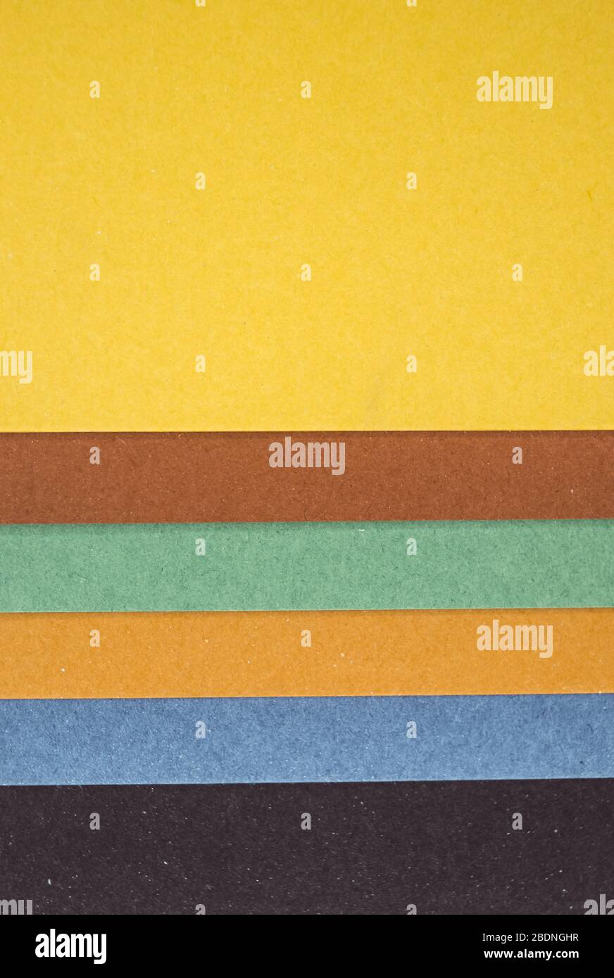 Sheets of colored paper on white background Stock Photo - Alamy