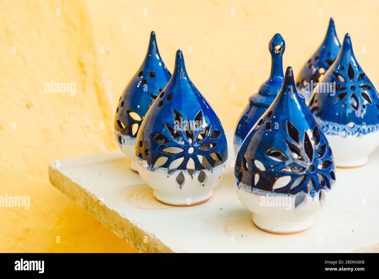 Beautiful handmade pottery. Art / craftmanship concept Stock Photo - Alamy