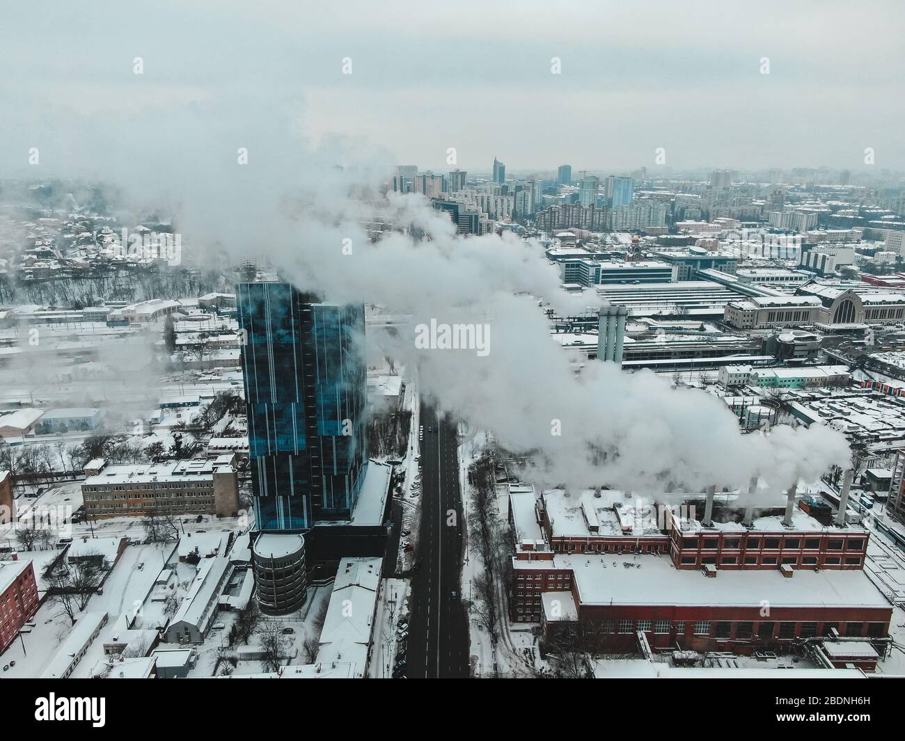 Boiler city russia winter cold hi-res stock photography and images - Alamy