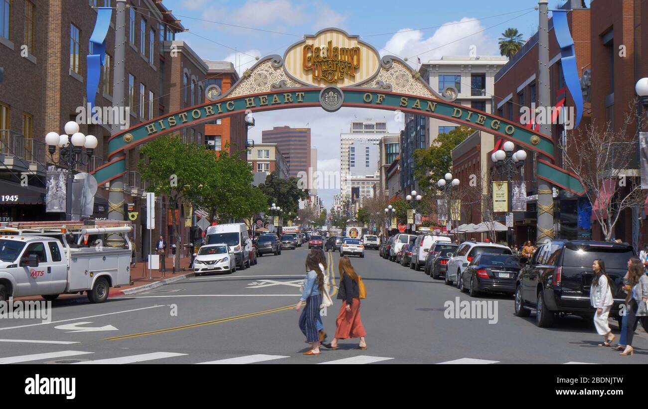 Gaslamp quarter nightlife hi-res stock photography and images - Alamy