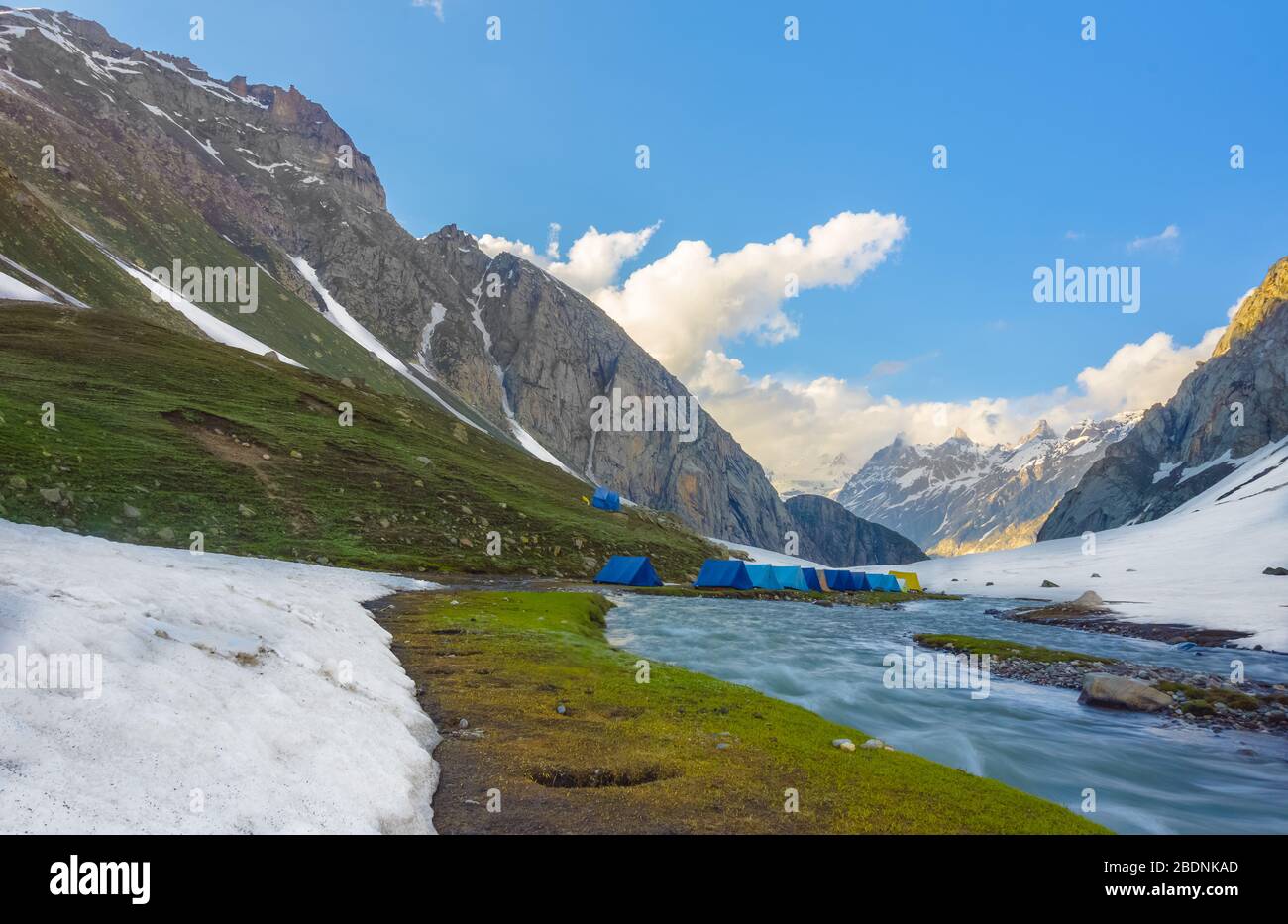 The amazing trek to hampta pass himalaya himachal pradesh Stock Photo ...