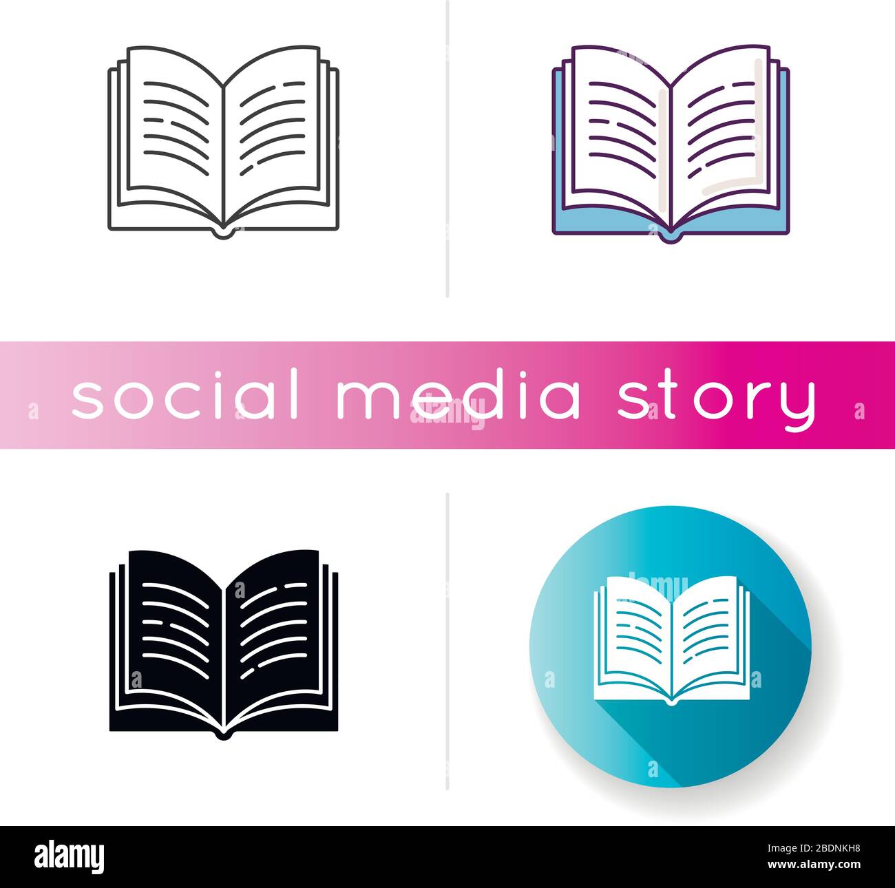 Open Dictionary Clipart