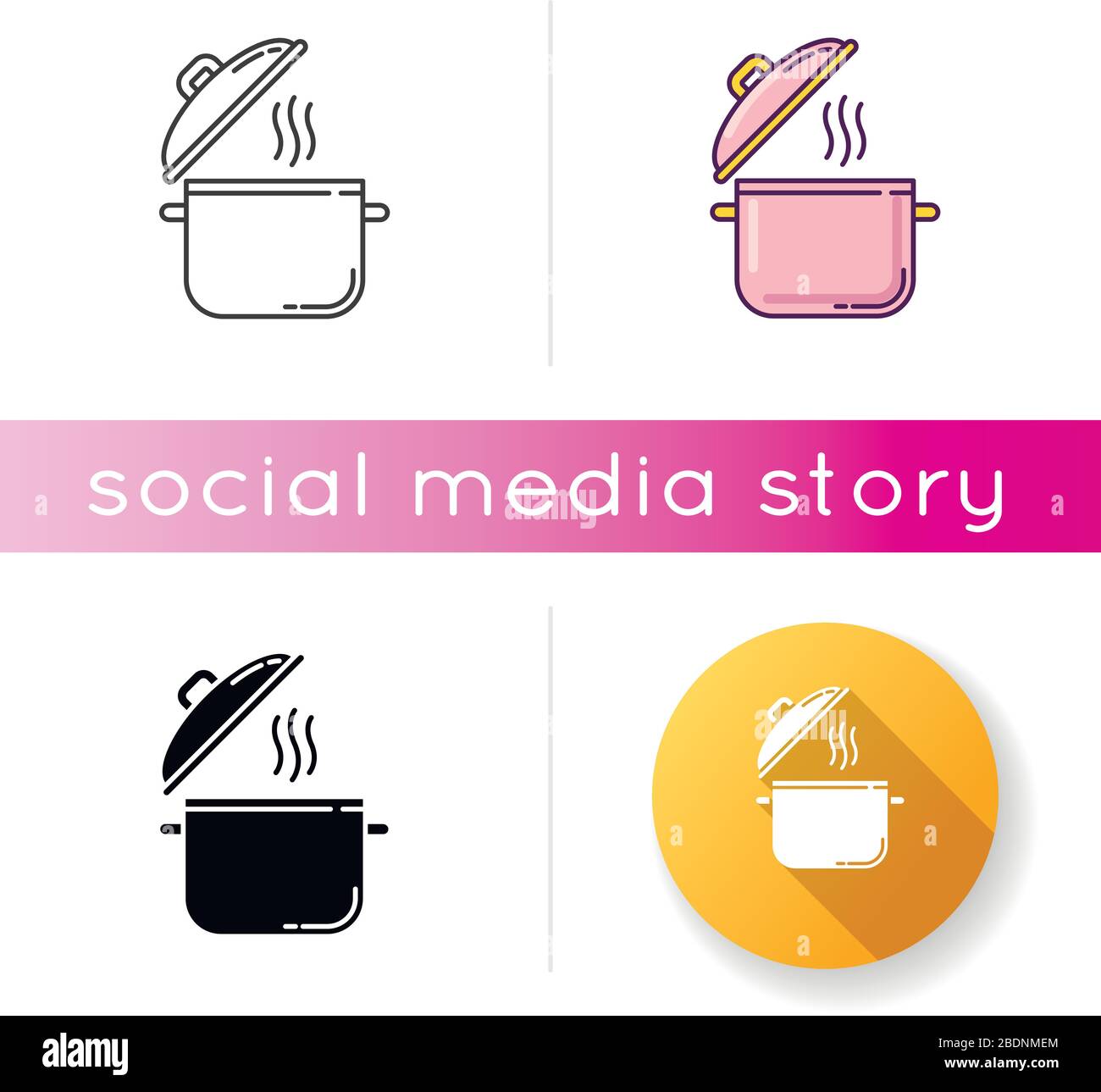 Media casserole Stock Vector Images - Alamy