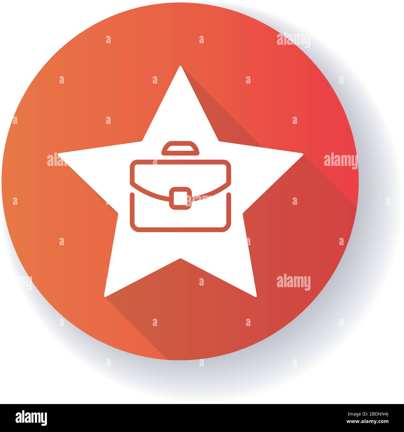 Red job app icon illustration hi-res stock photography and images - Alamy