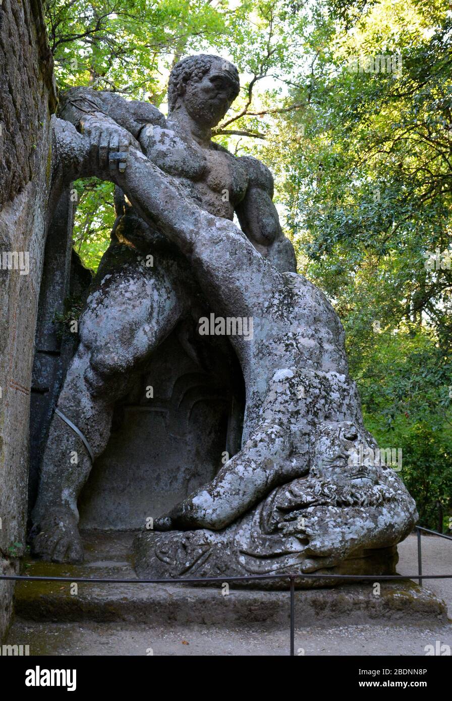 Bomarzo (Italy) - The famous Monsters Park ('Parco dei Mostri' in ...