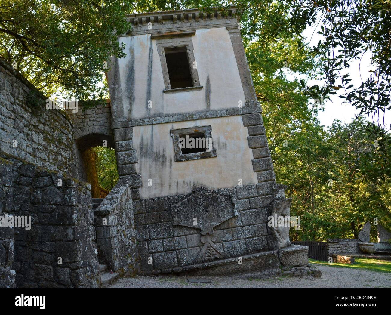Bomarzo (Italy) - The famous Monsters Park ('Parco dei Mostri' in ...