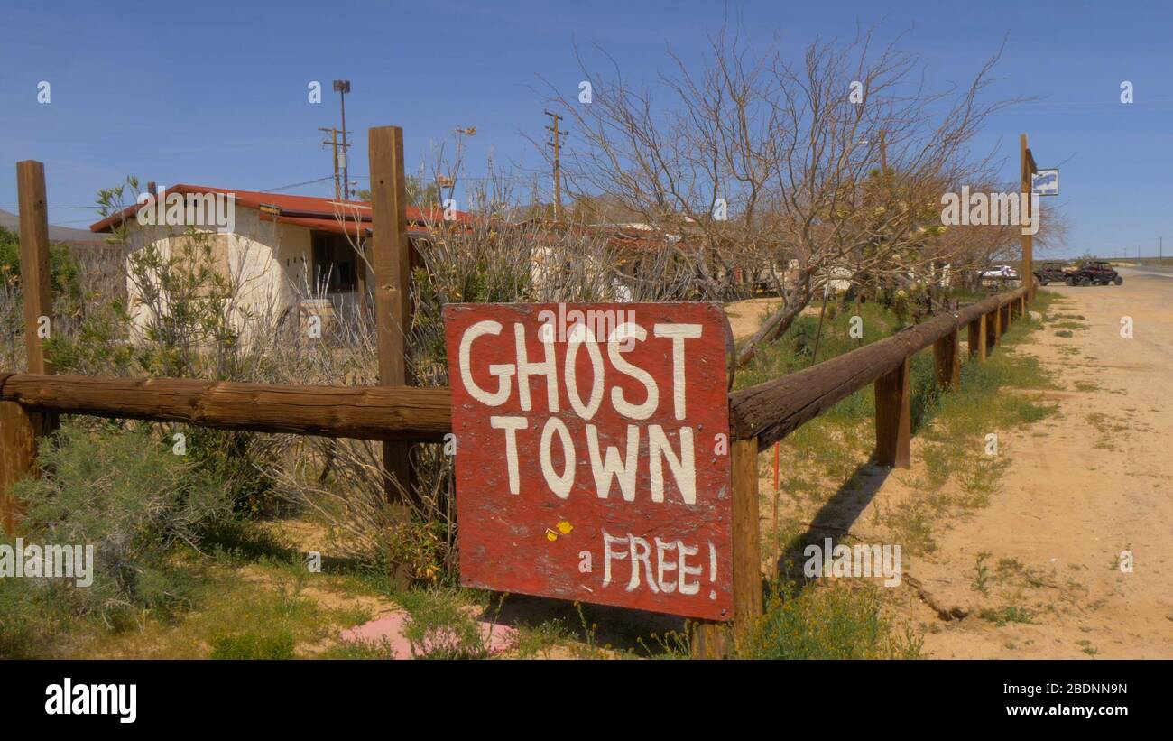 Typical Ghost Town in California - MOJAVE CA, USA - MARCH 29, 2019 ...
