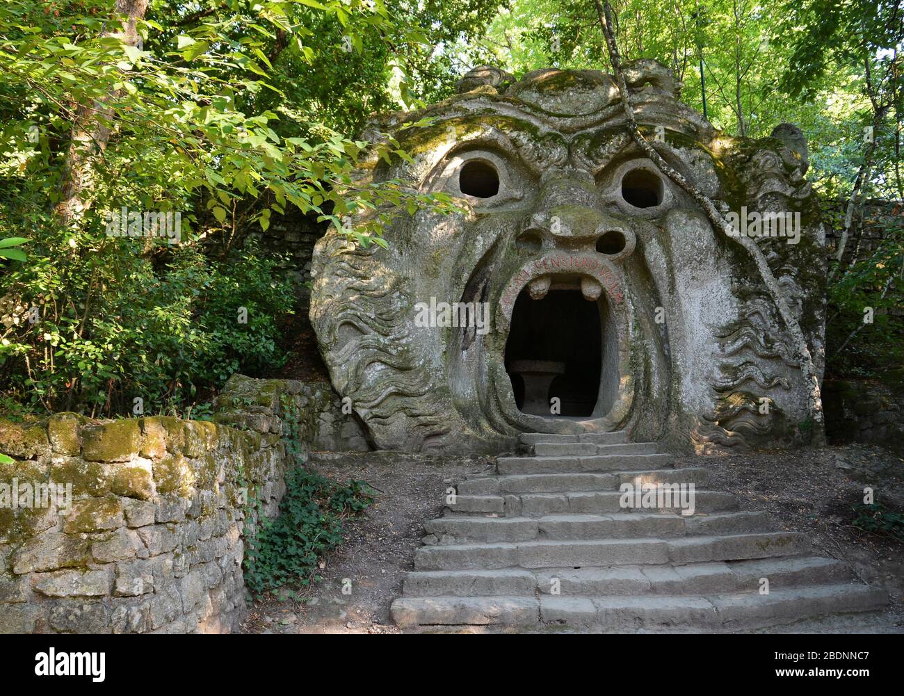 Bomarzo (Italy) - The famous Monsters Park ('Parco dei Mostri' in ...