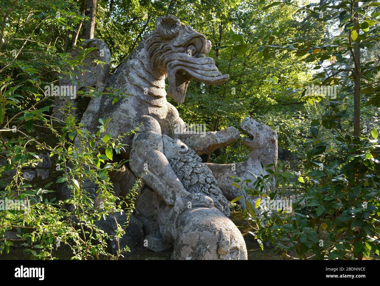 Bomarzo (Italy) - The famous Monsters Park ('Parco dei Mostri' in ...