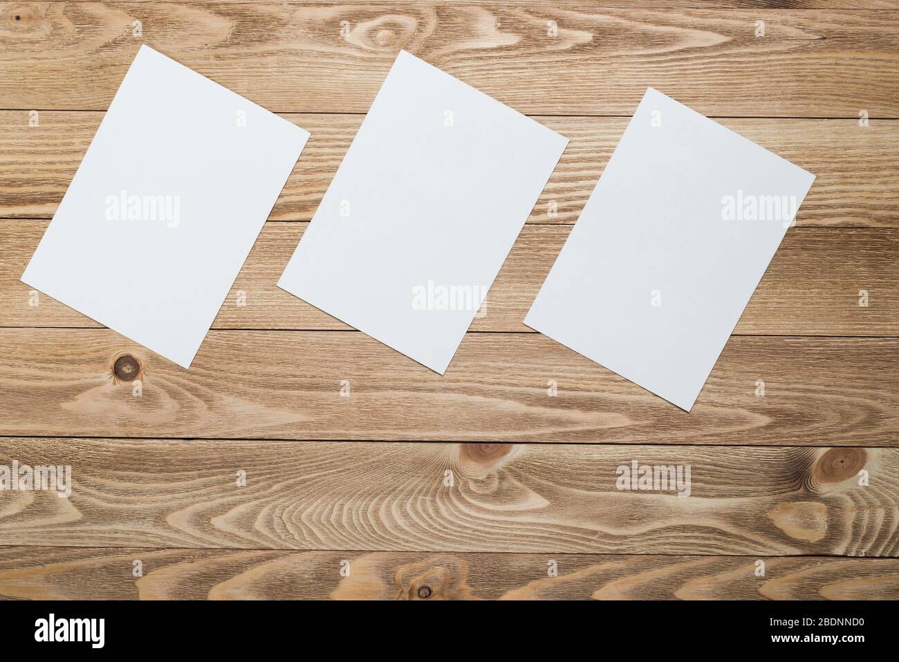 Sheets for writing message Stock Photo - Alamy