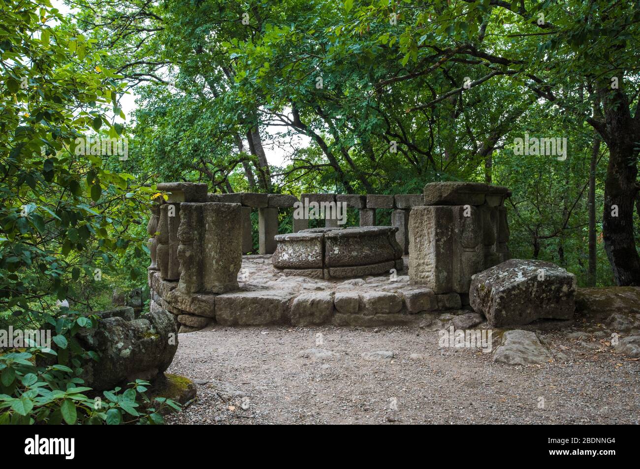 Bomarzo (Italy) - The famous Monsters Park ('Parco dei Mostri' in ...