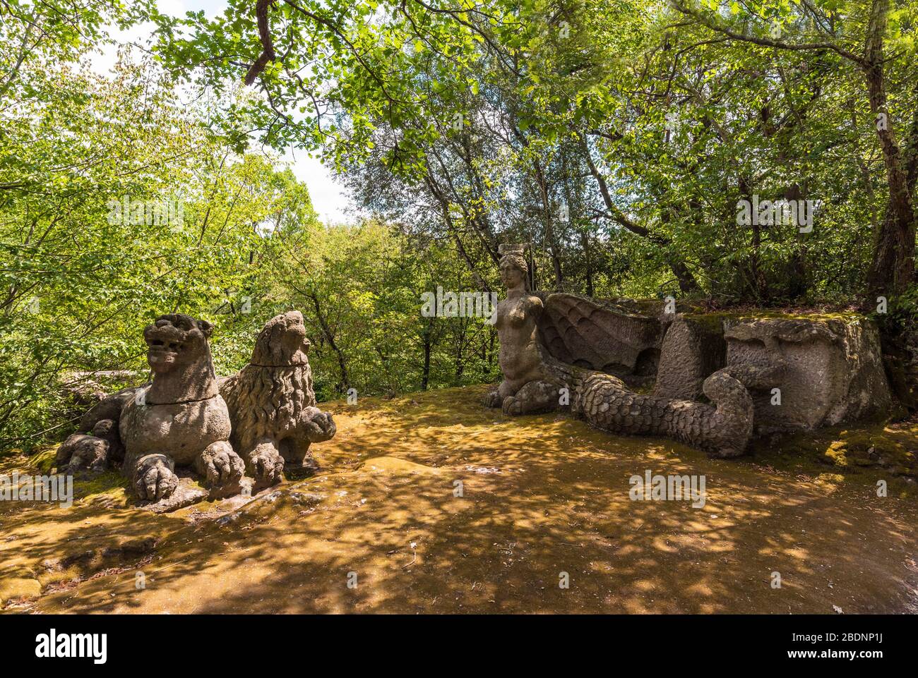 Bomarzo (Italy) - The famous Monsters Park ('Parco dei Mostri' in ...