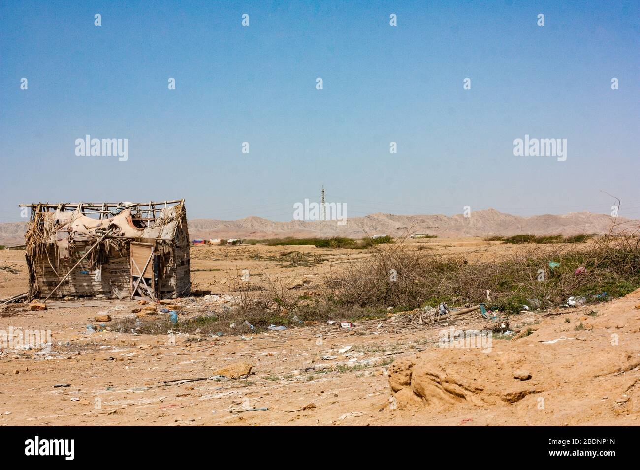 Old Broken Slum Hut, Balochistan, Pakistan Stock Photo - Alamy