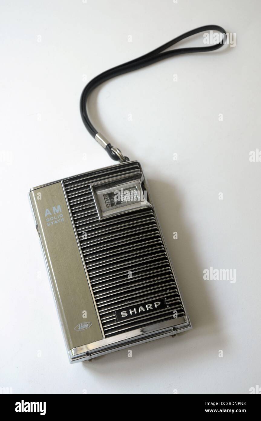 vintage Radio Sharp Stock Photo - Alamy