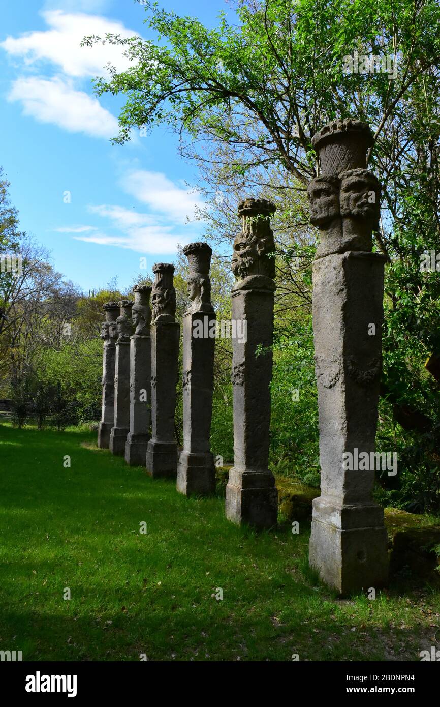 Bomarzo (Italy) - The famous Monsters Park ('Parco dei Mostri' in ...