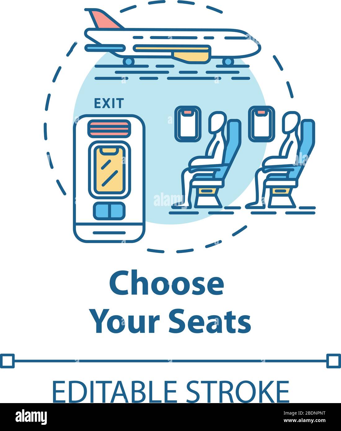 Assigned seats Stock Vector Images - Alamy