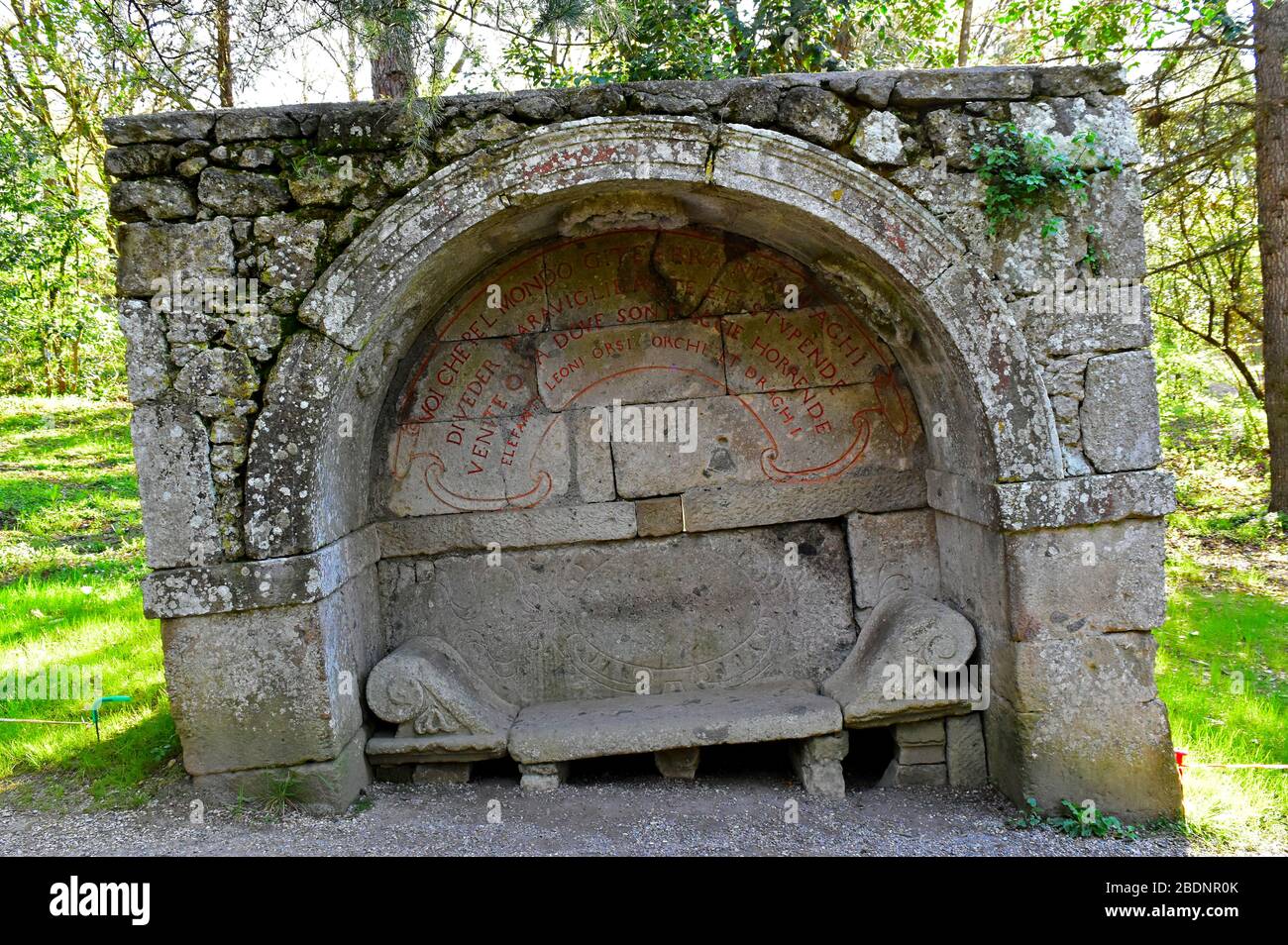 Bomarzo (Italy) - The famous Monsters Park ('Parco dei Mostri' in ...