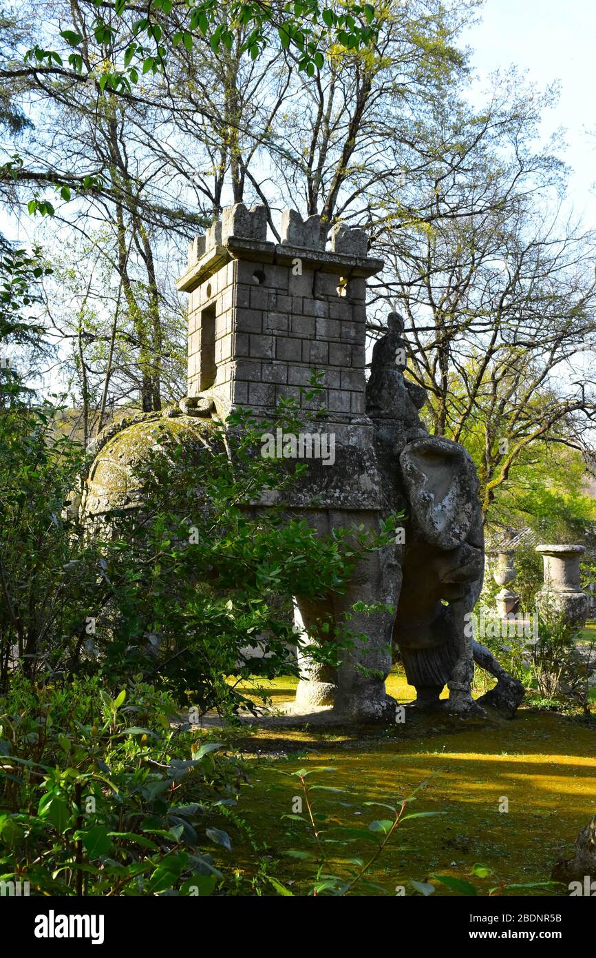 Bomarzo (Italy) - The famous Monsters Park ('Parco dei Mostri' in ...
