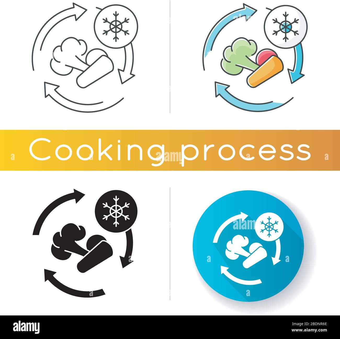 Freezing Method Stock Vector Images - Alamy