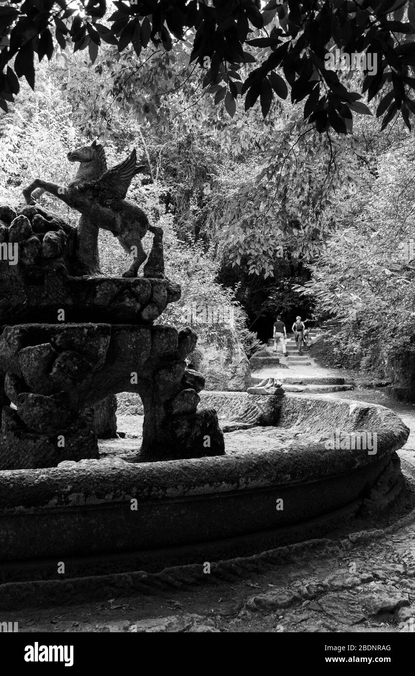 Bomarzo (Italy) - The famous Monsters Park ('Parco dei Mostri' in ...