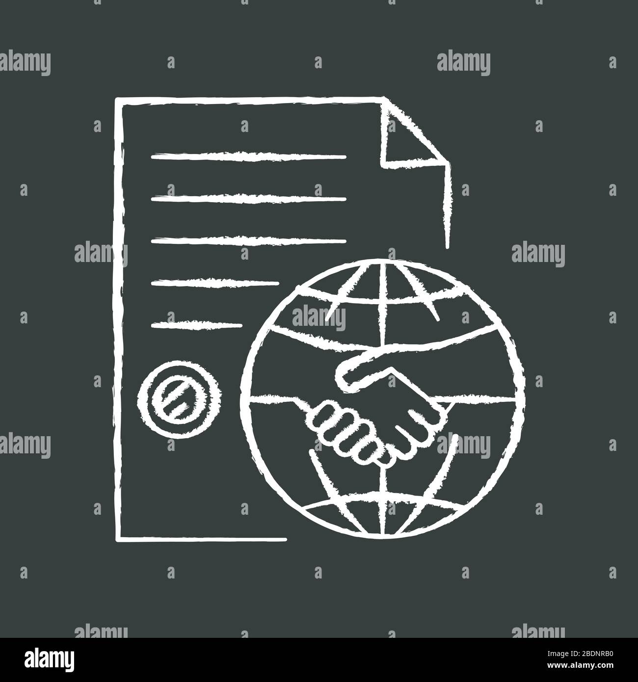 Signing on black board hi-res stock photography and images - Alamy