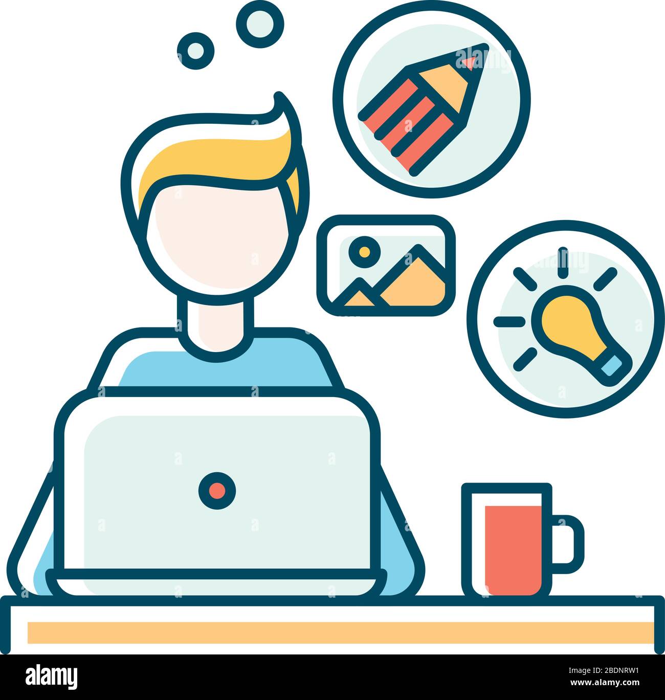 Illustrator logo tutorial hi-res stock photography and images - Alamy