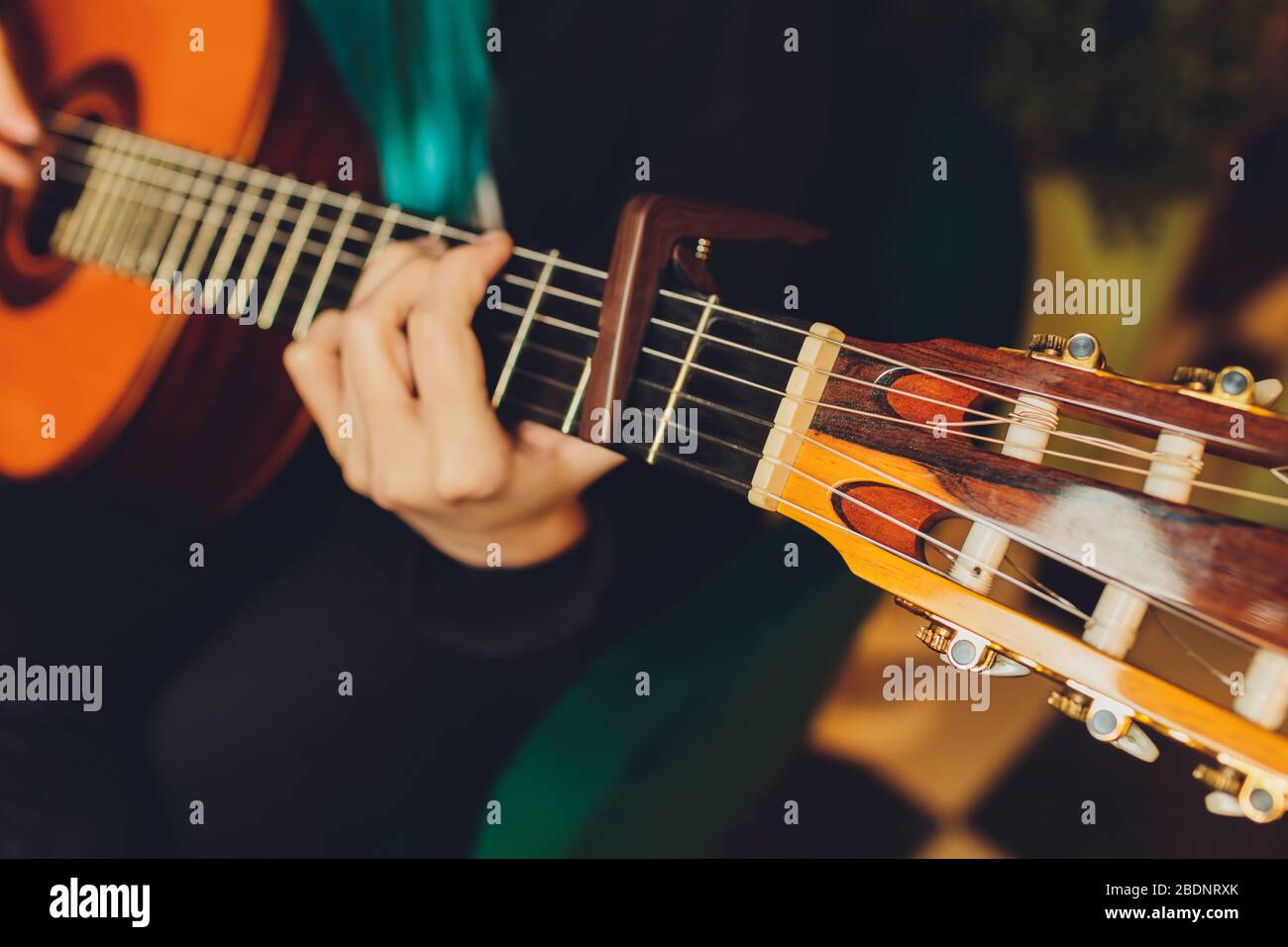 Isolated classical guitar guitarists hi-res stock photography and ...