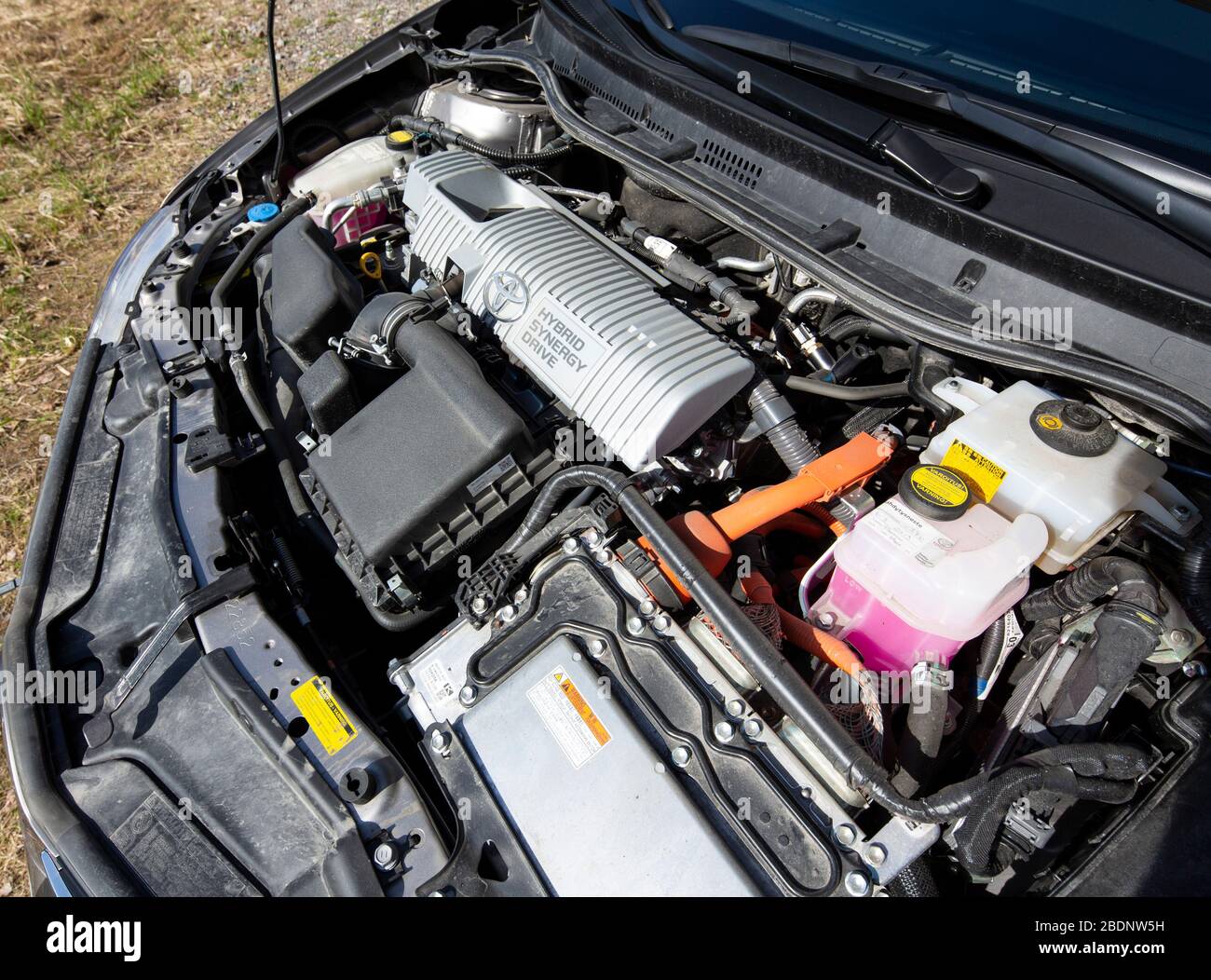 View into engine compartment engine hi-res stock photography and images ...