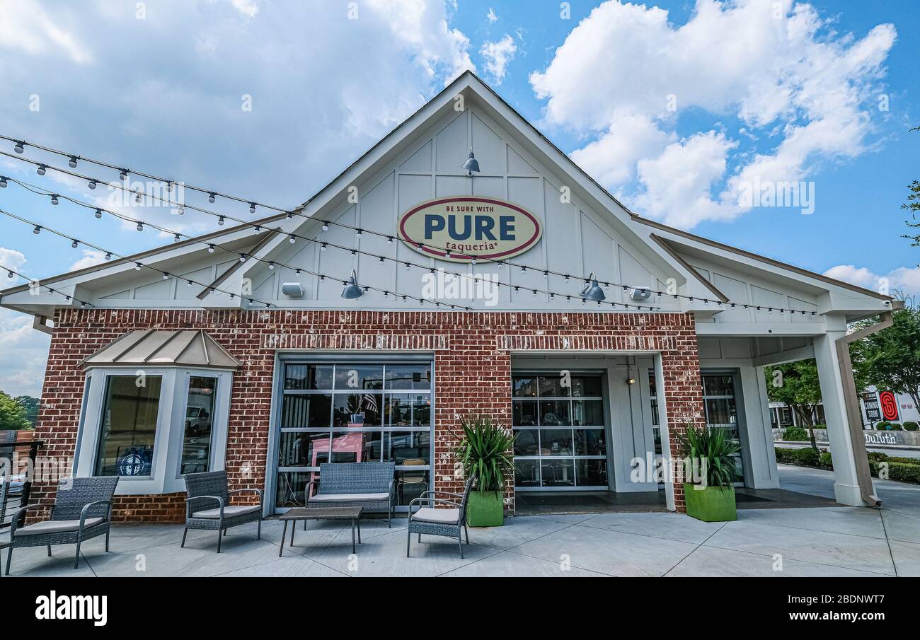 Pure Taqueria in Duluth Stock Photo - Alamy