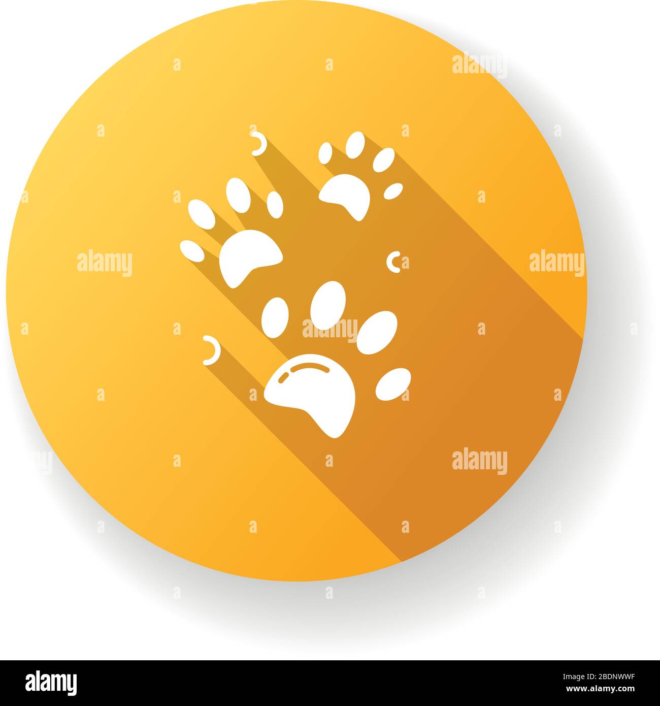 Paw_print Cut Out Stock Images & Pictures - Alamy