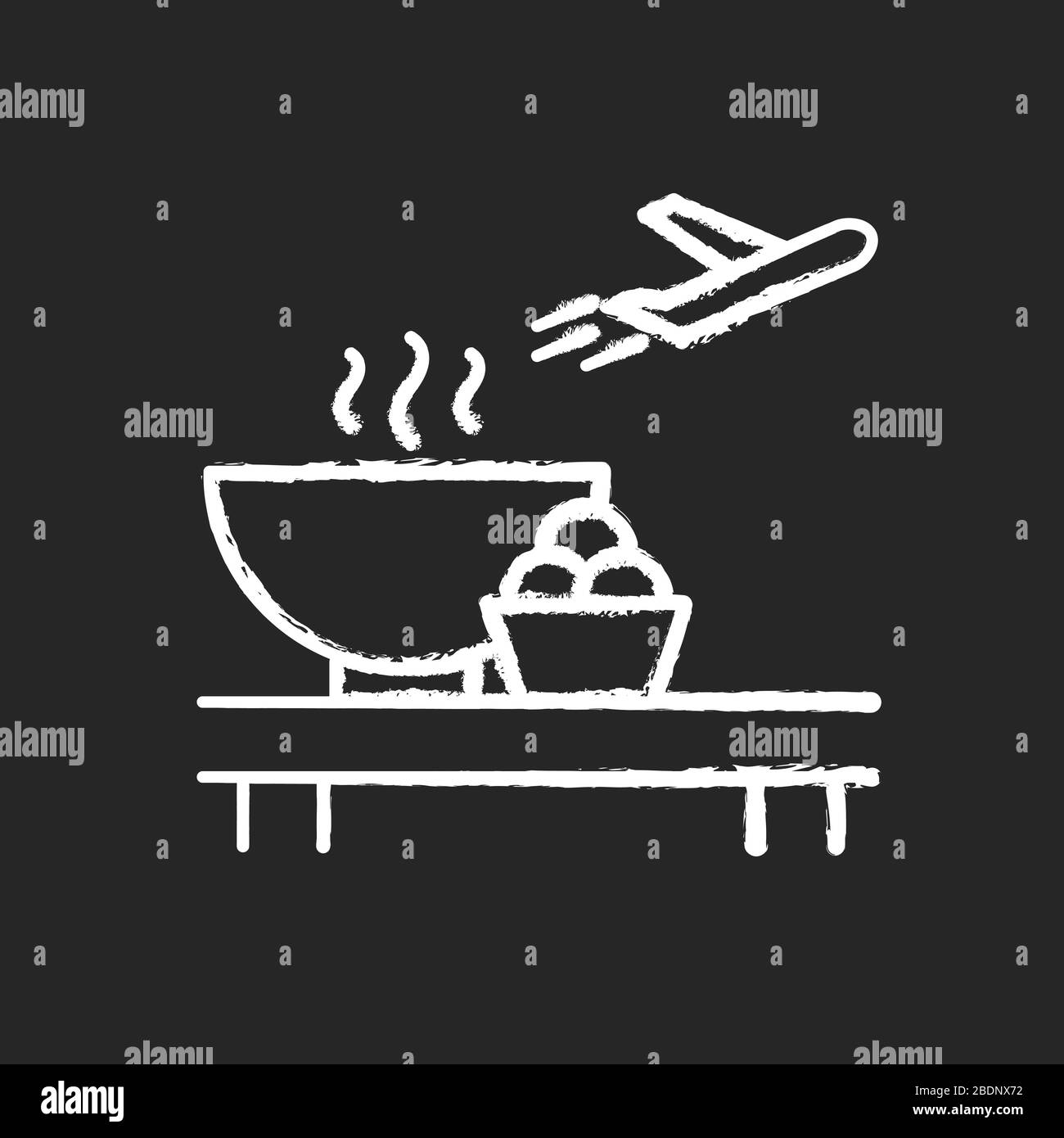 Airport cafeteria Stock Vector Images - Alamy