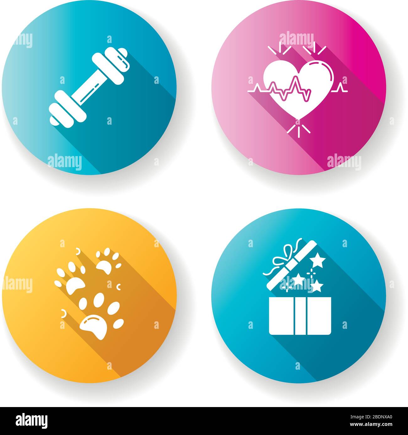 Heart paw filled Stock Vector Images - Alamy