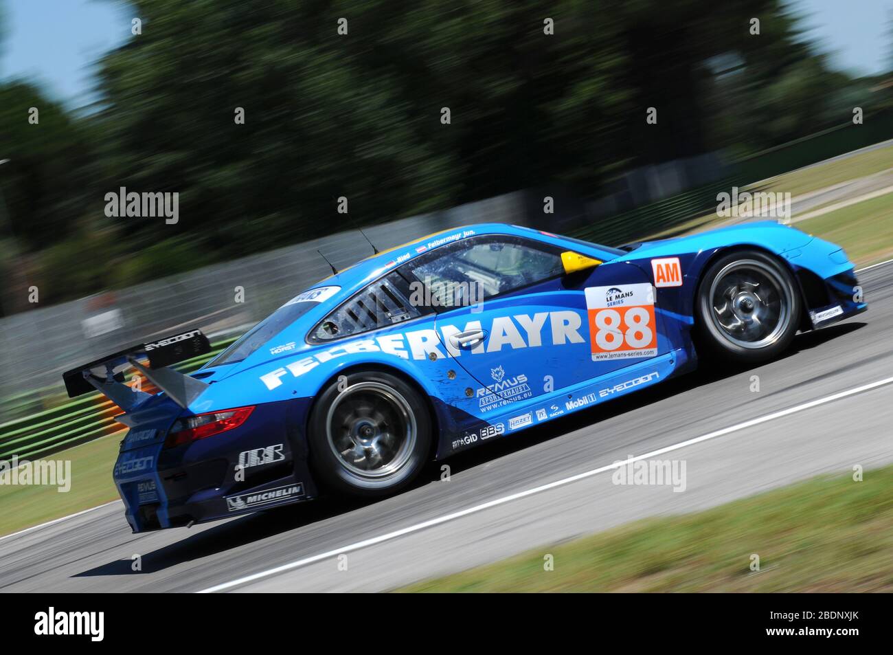 Imola, Italy 3 July 2011: Porsche 997 GT3 RSR GTE Am of Team Felbermayr ...