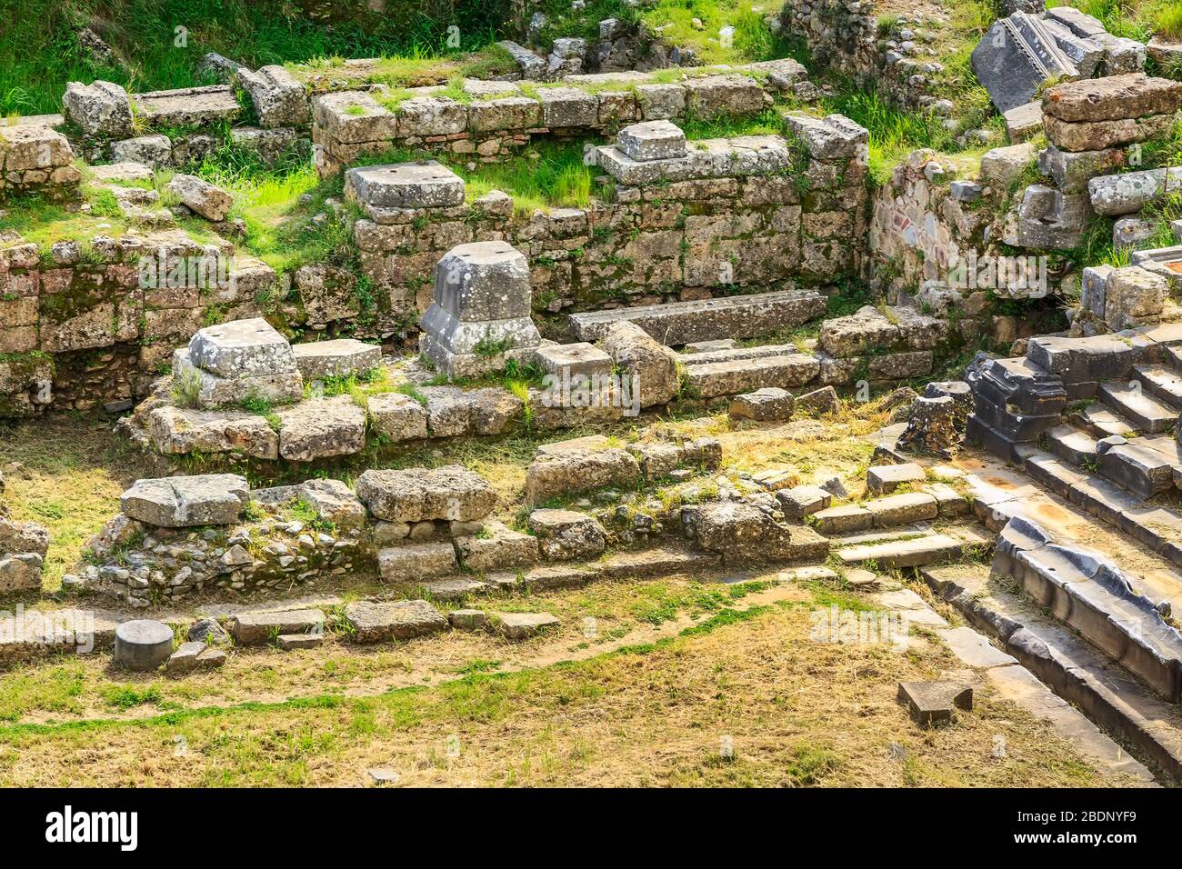 Sparta, Greece Ancient ruins remains in Peloponnese Stock Photo - Alamy