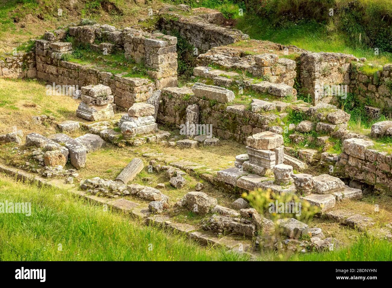 Sparta, Greece Ancient ruins remains in Peloponnese Stock Photo - Alamy
