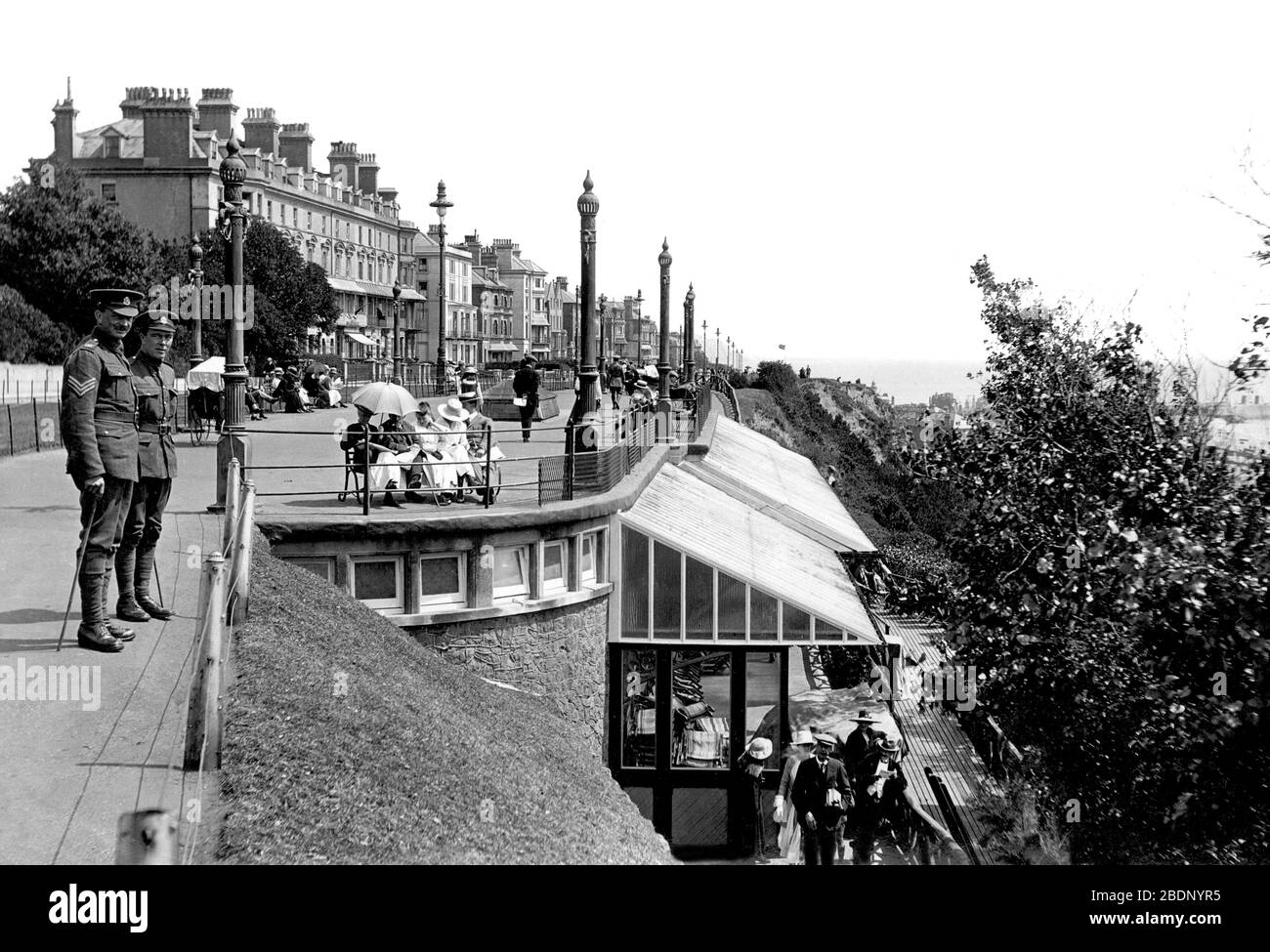 Folkestone, the Leas Concert Hall 1918 Stock Photo - Alamy