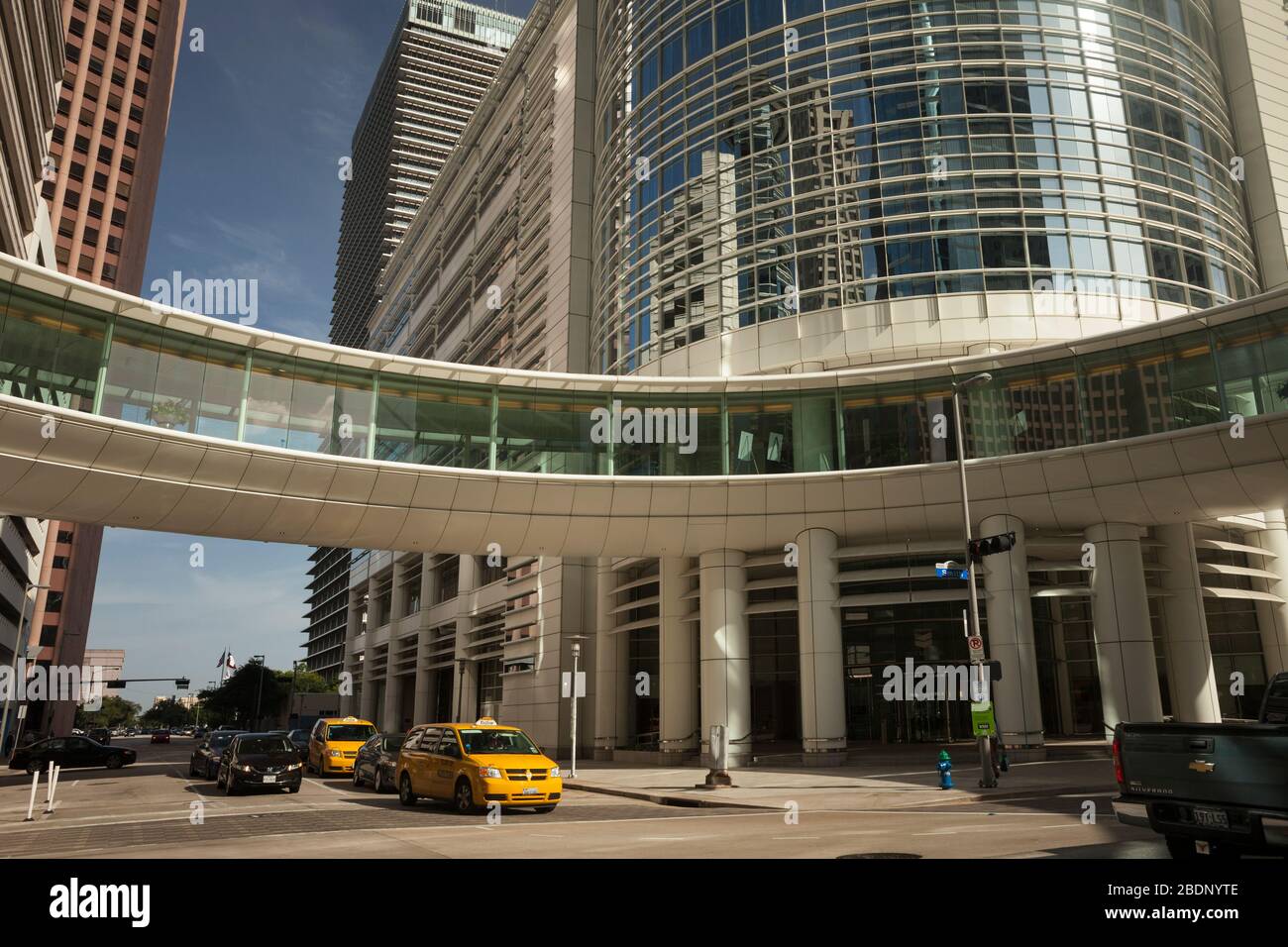 Houston chevron building hi-res stock photography and images - Alamy