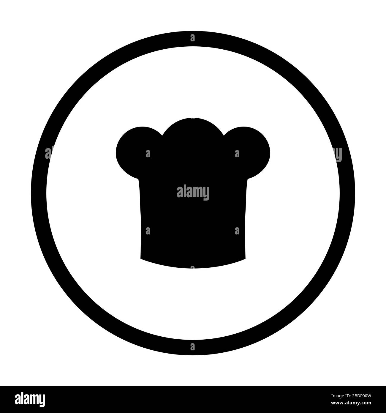Chef hat and icon Black and White Stock Photos & Images - Alamy