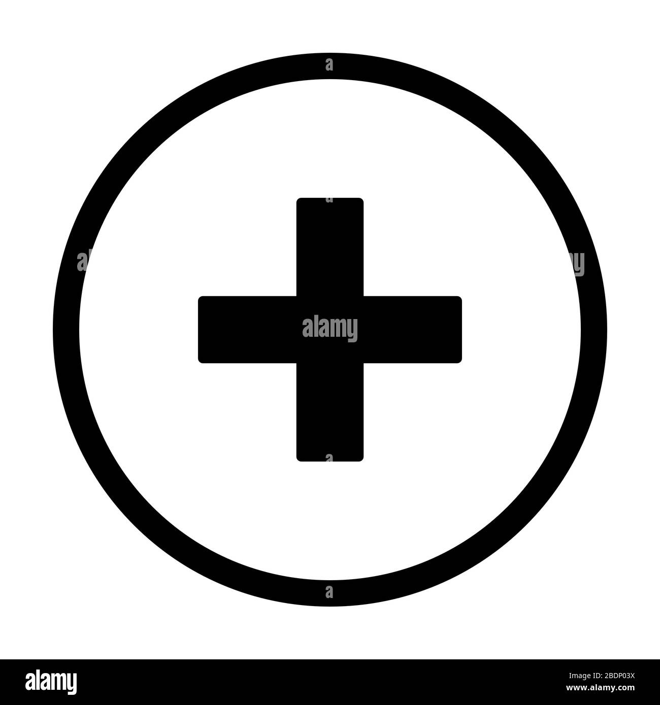 Plus and circle Stock Photo - Alamy