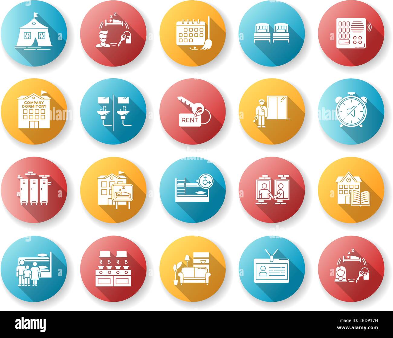 Boarding school dormitory Stock Vector Images - Alamy