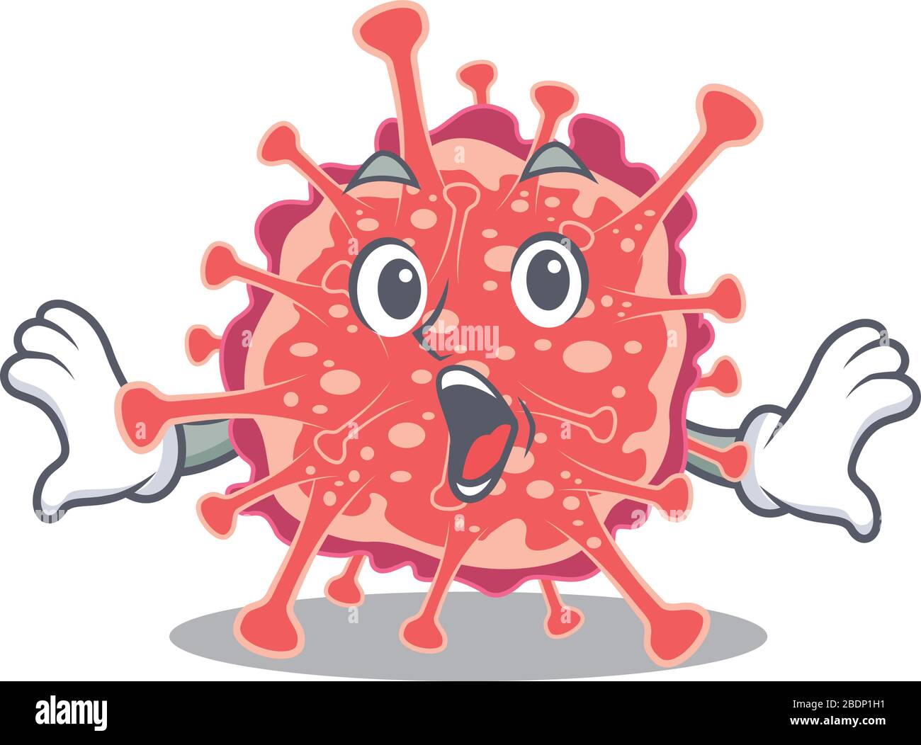 Shocked bacteria cartoon hi-res stock photography and images - Alamy