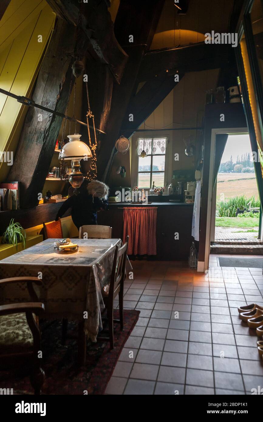 Windmill interior netherlands hi-res stock photography and images - Alamy