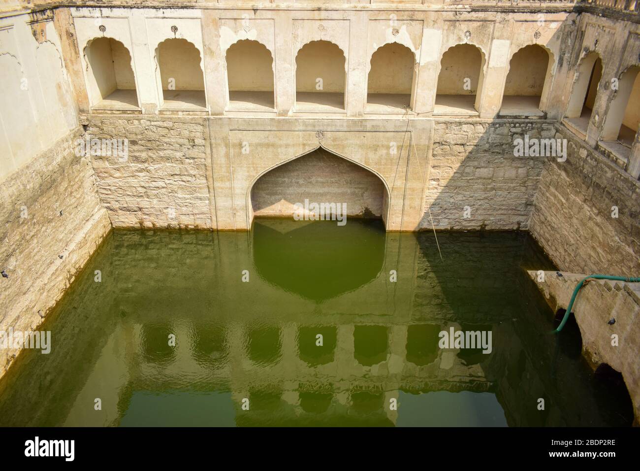 Ancient Antique 400 Years Old Open Well.swimming pool.Stock Photography ...