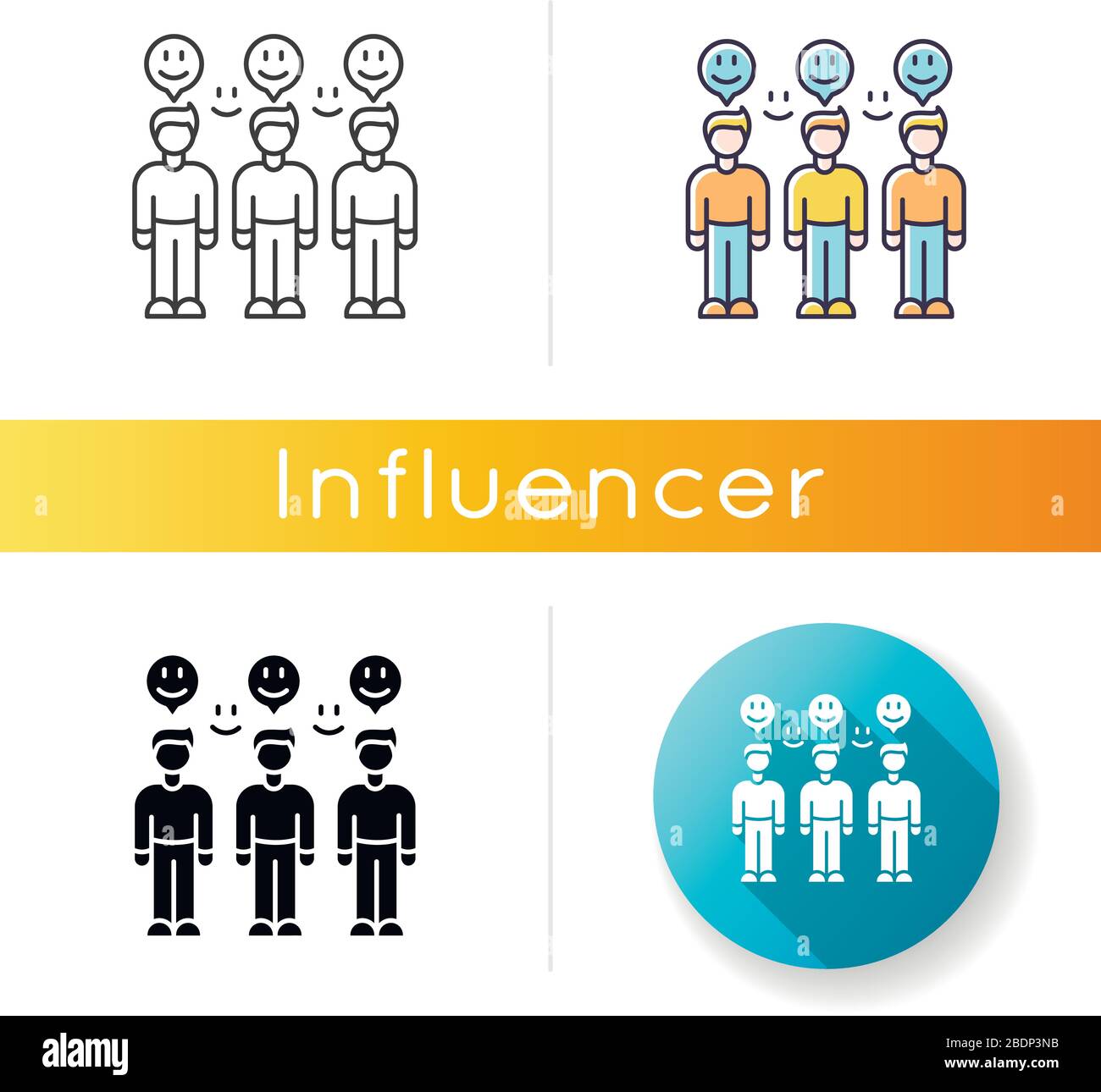 Approval icon pack Stock Vector Images - Alamy