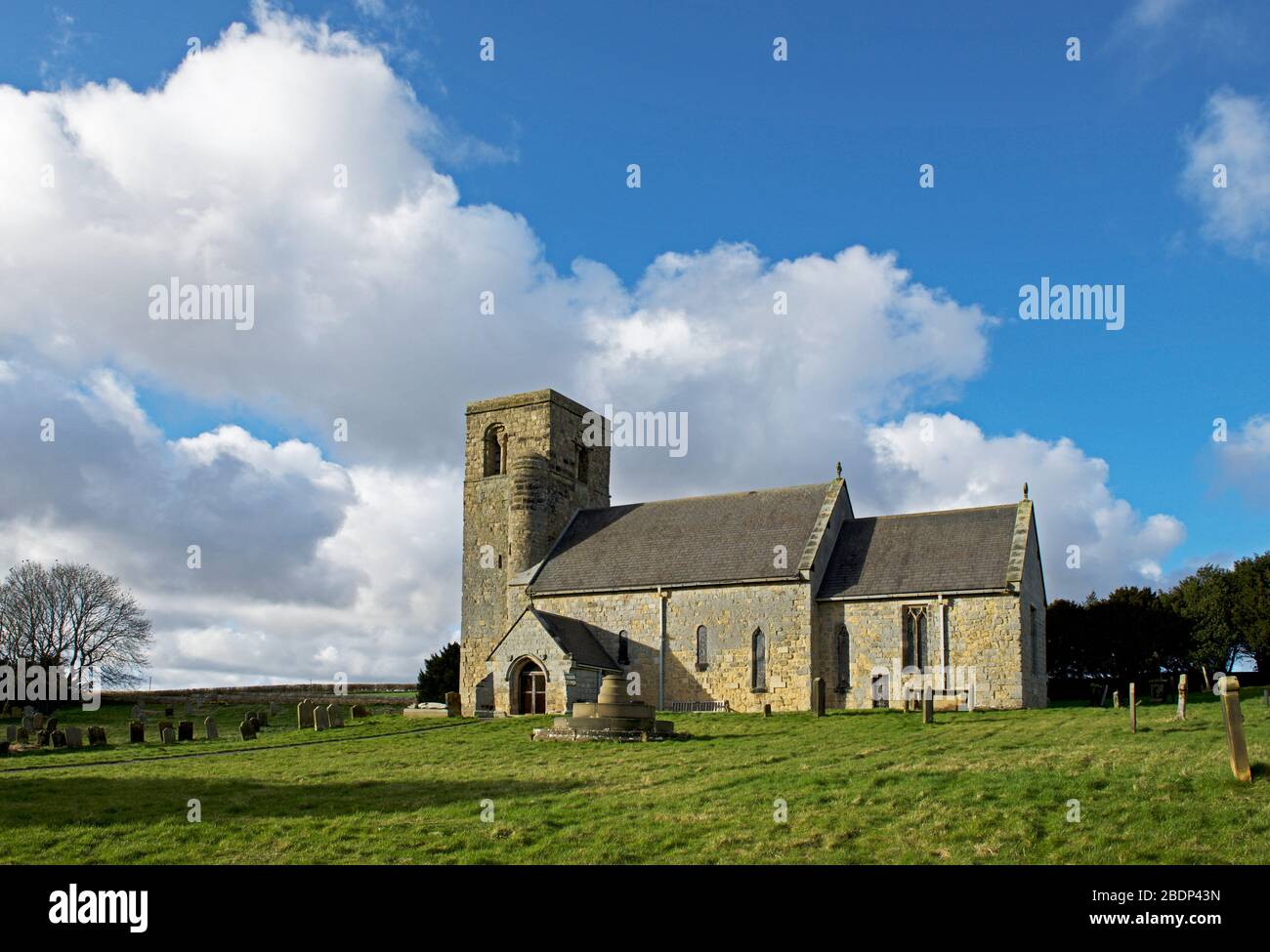 St Andrew's Church, Weaverthorpe, North Yorkshire, England UK Stock ...