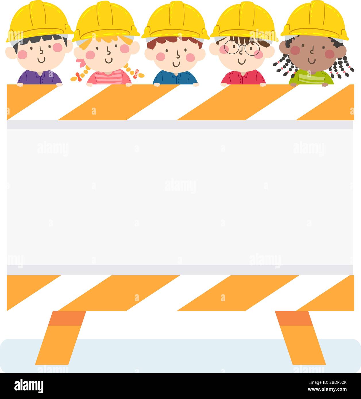 Kids Under Construction Clipart